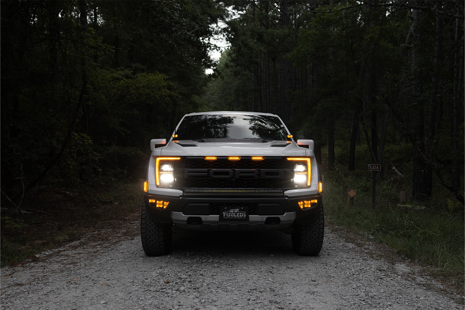 2021 - 2025 Ford F150 Raptor MKII Spartan Series Cree LED Tri-Fog Ligh ...
