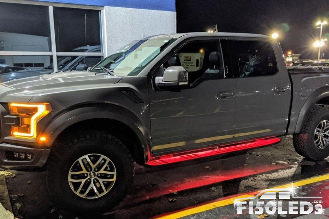 2021 - 2023 F150 Raptor Running Board/Area Premium LED Light Kit