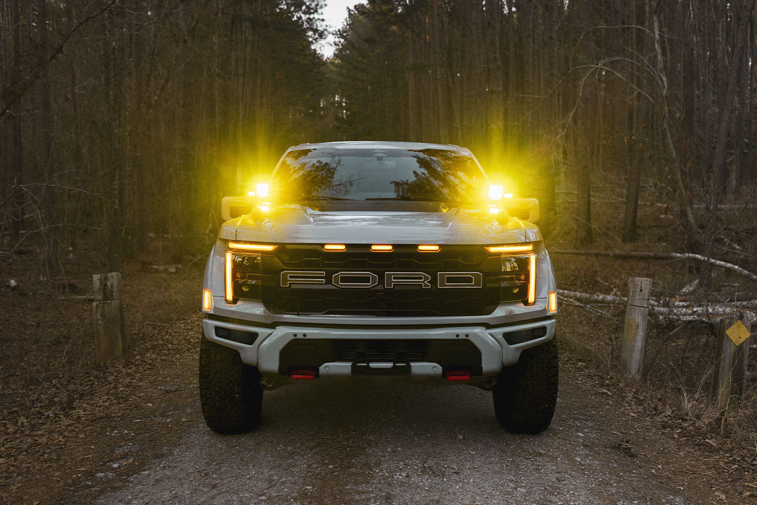 2021 - 2023 F150 GEN3 Raptor CREE LED Hood Mounted Spartan Kit ...