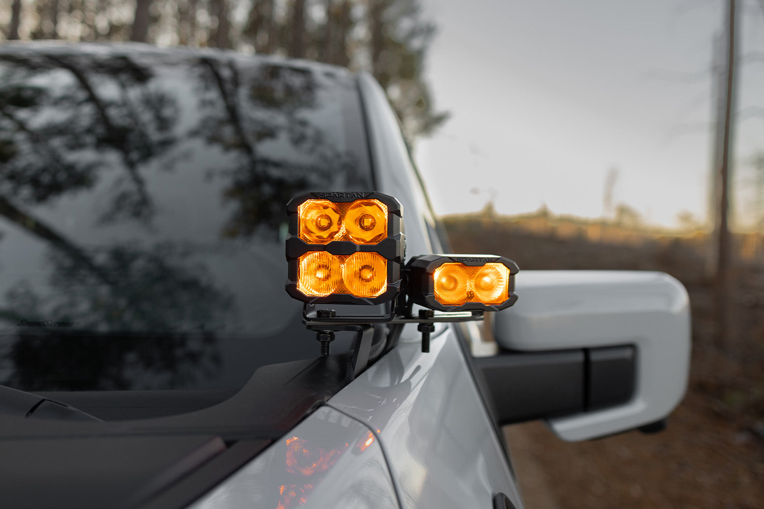2021 - 2023 F150 GEN3 Raptor CREE LED Hood Mounted Spartan Kit ...
