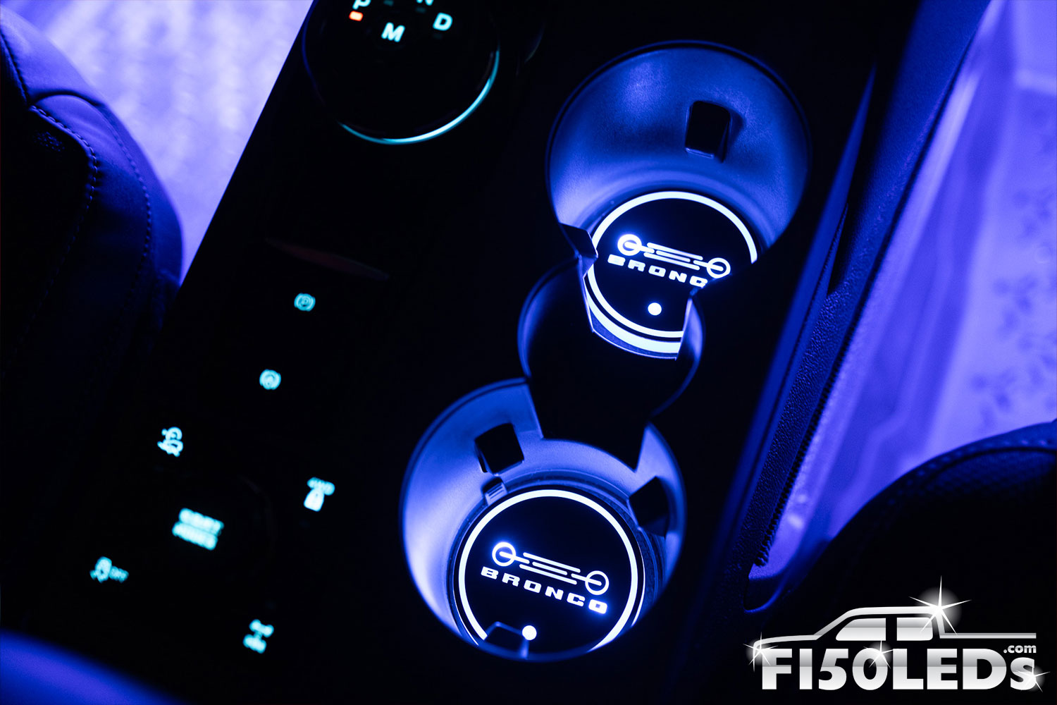 2021 - 2023 Ford Bronco Sport LED Cup Holder Coasters – F150LEDs.com