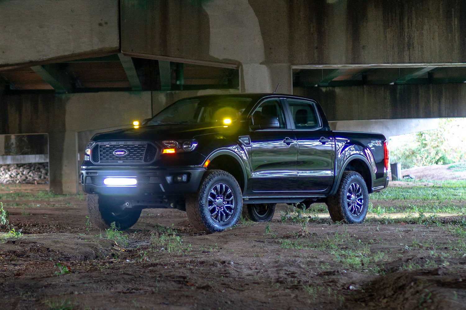 2024 - 2026 Ford Ranger Cree LED Hood Mounted MKII Spartan Kit ...