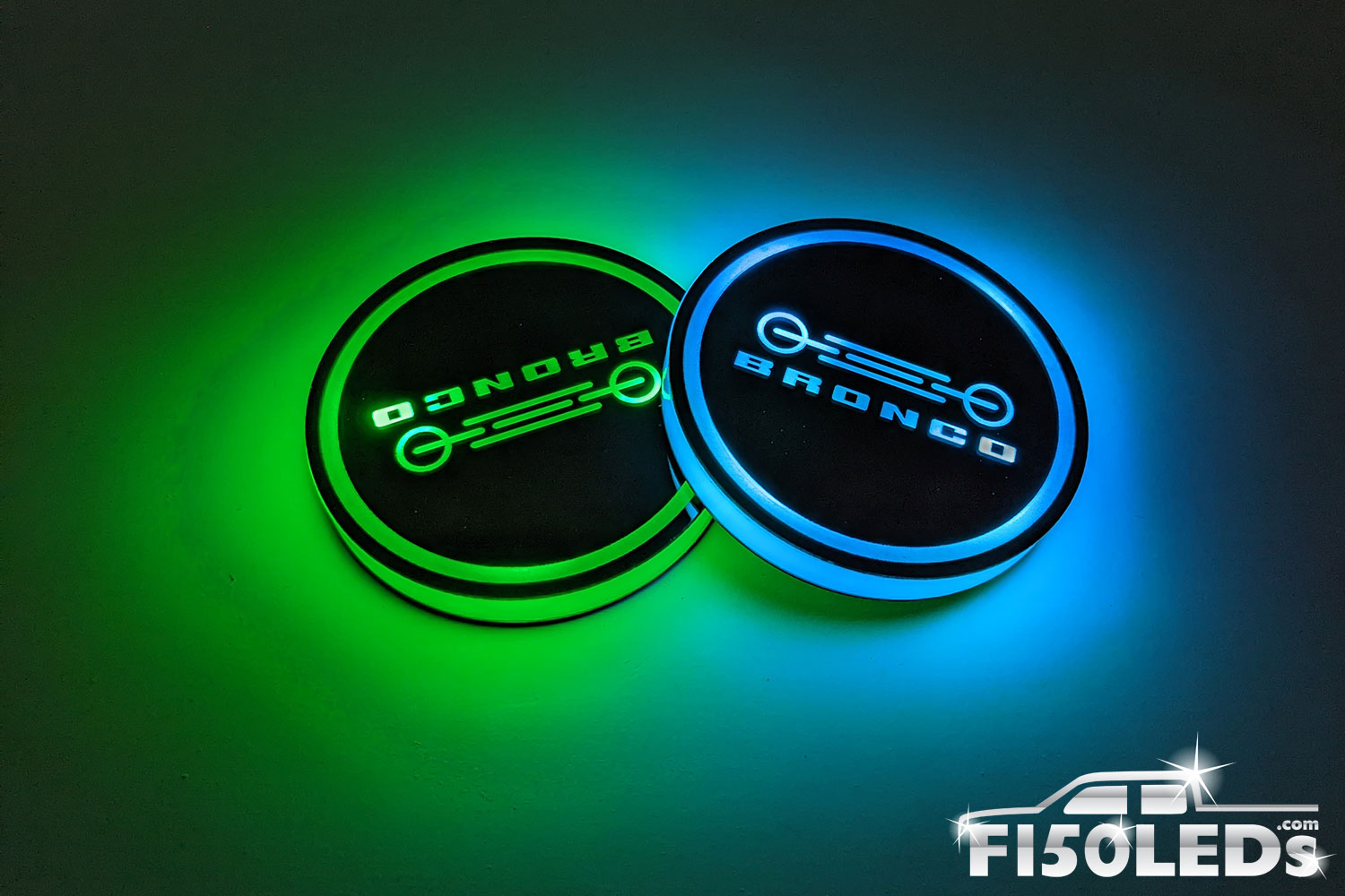 2021 - 2023 Ford Bronco Sport LED Cup Holder Coasters – F150LEDs.com