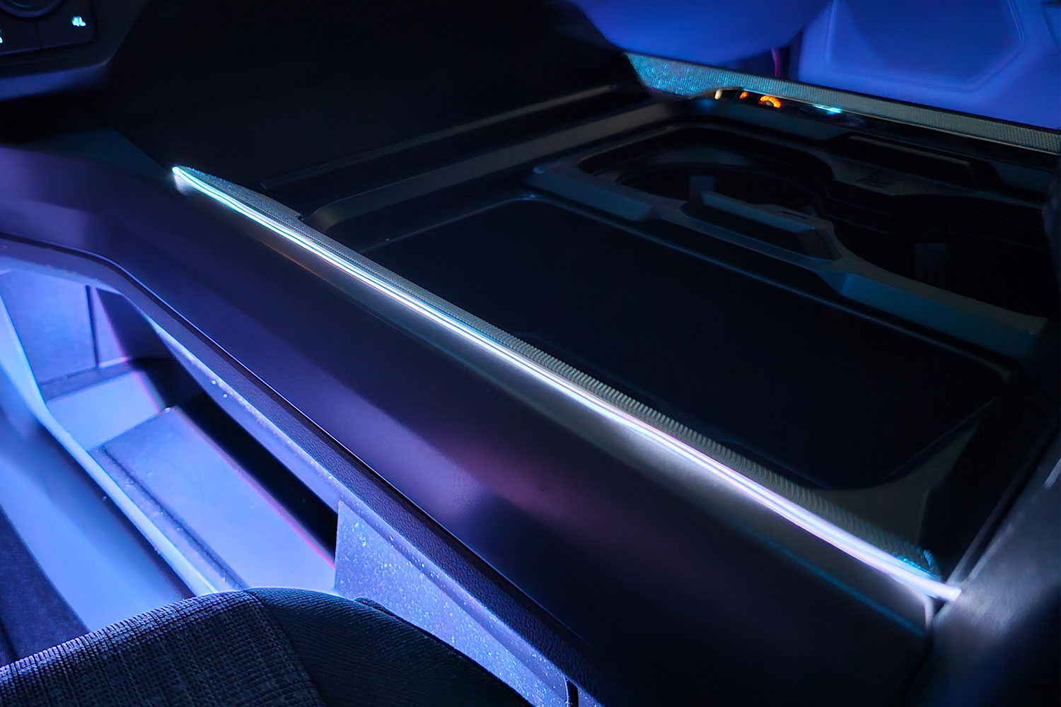 2023+ Super Duty Interior LED Console Accent Lighting – F150LEDs.com