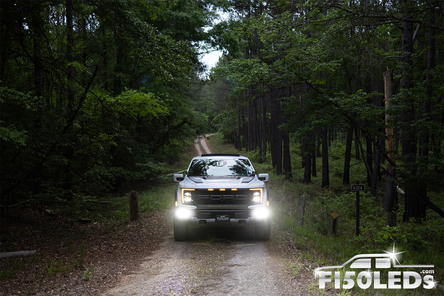 2021 - 2025 Ford F150 Raptor MKII Spartan Series Cree LED Tri-Fog Ligh ...