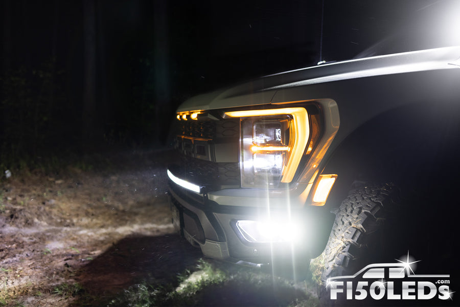 2021 - 2025 Ford F150 Raptor MKII Spartan Series Cree LED Tri-Fog Ligh ...