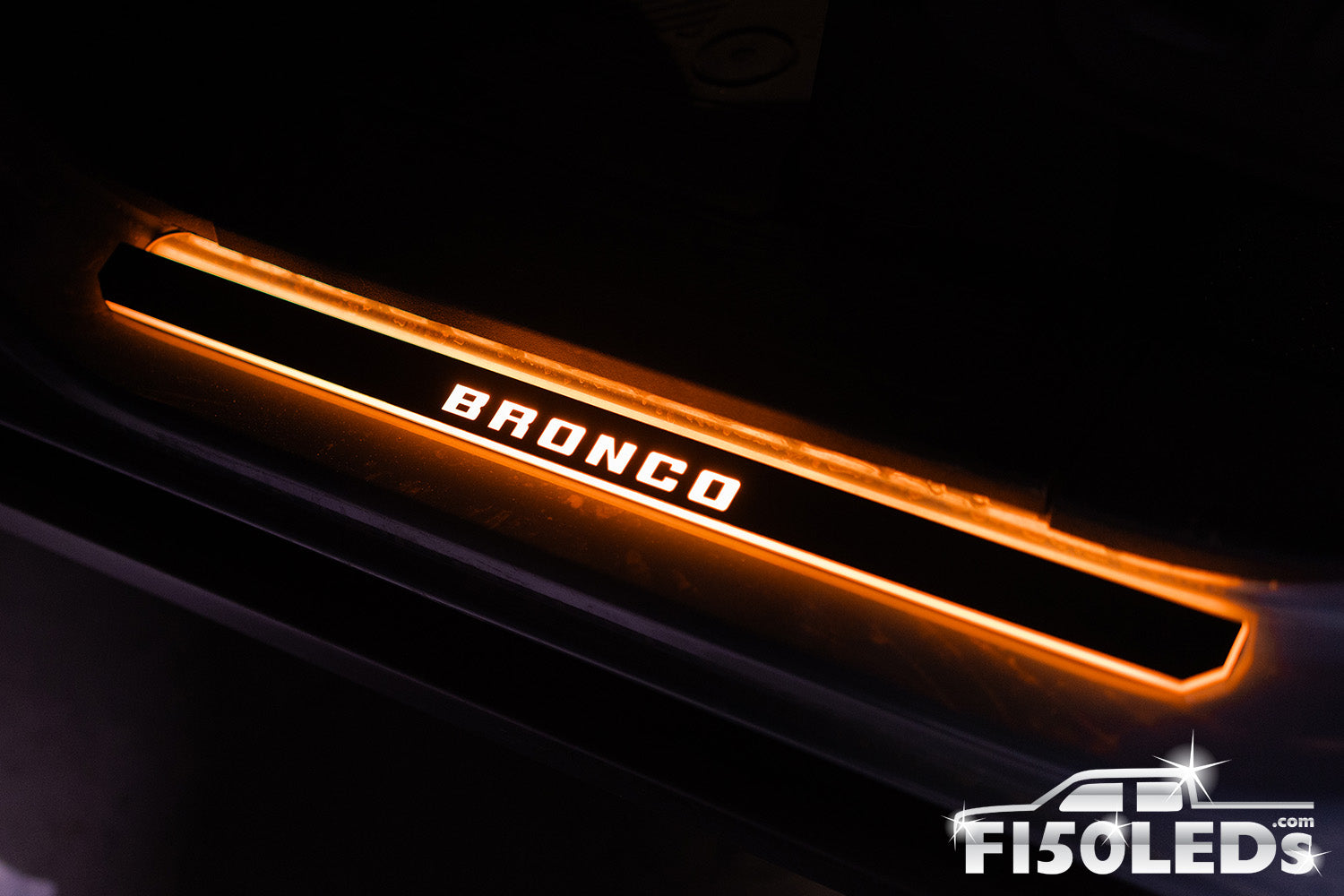 2021 - 2026 Ford Bronco RGB LED Door Sill Light Kit – F150LEDs.com