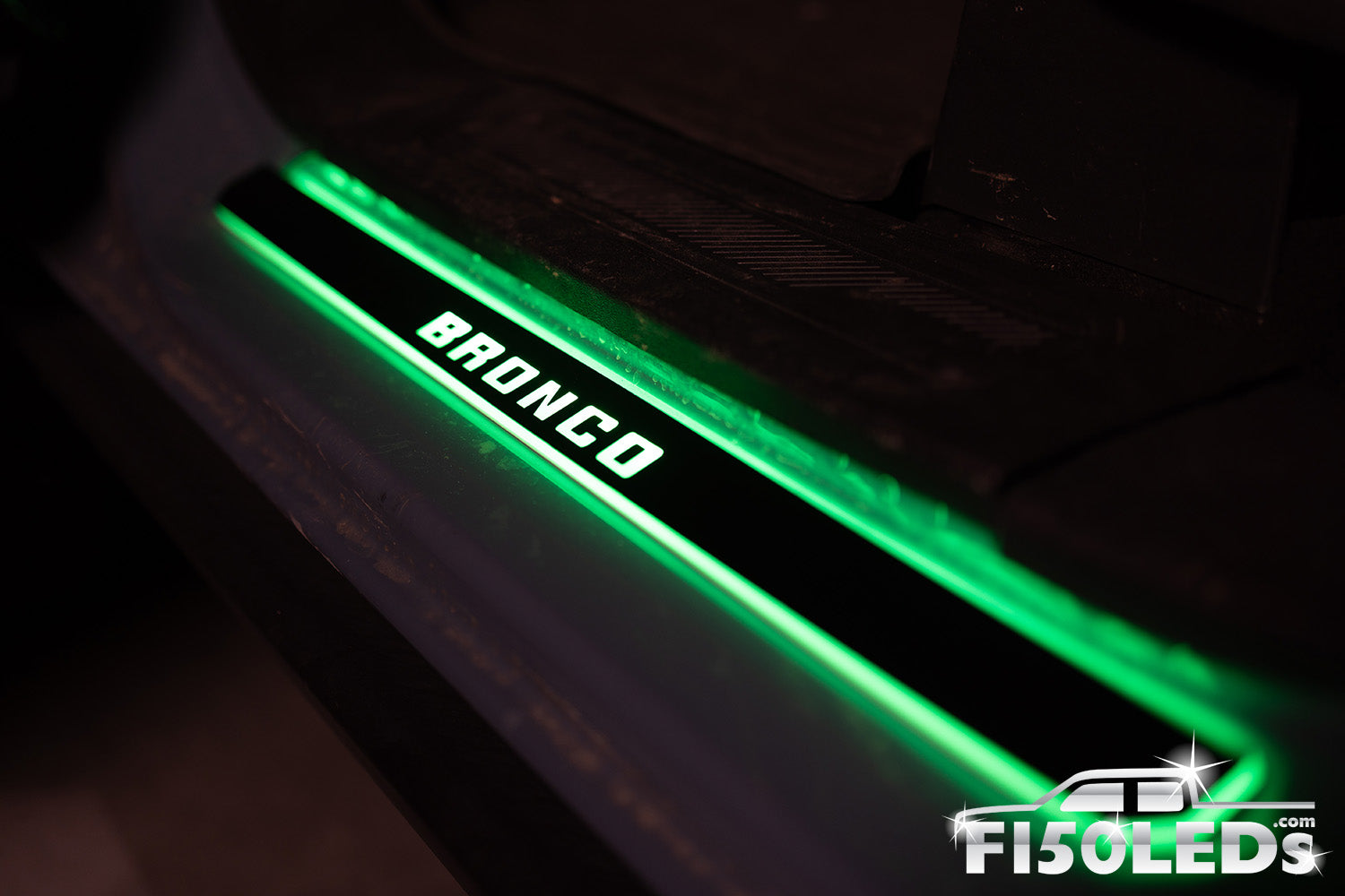2021 - 2026 Ford Bronco RGB LED Door Sill Light Kit – F150LEDs.com