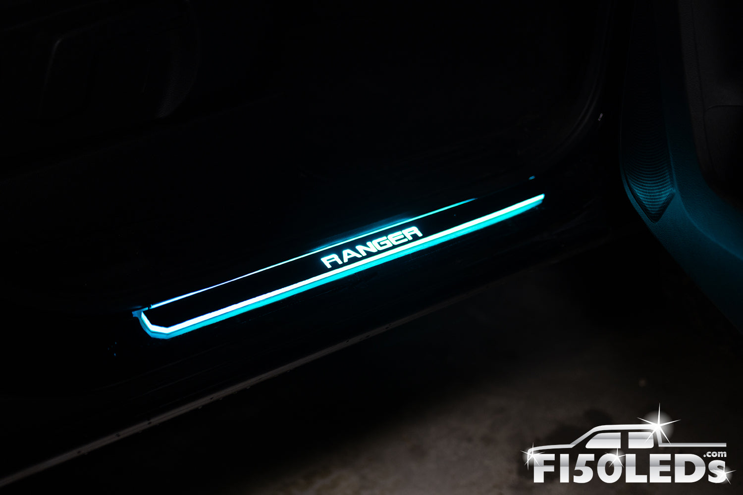 2019 - 2023 Ford Ranger RGB LED Door Sill Kit – F150LEDs.com