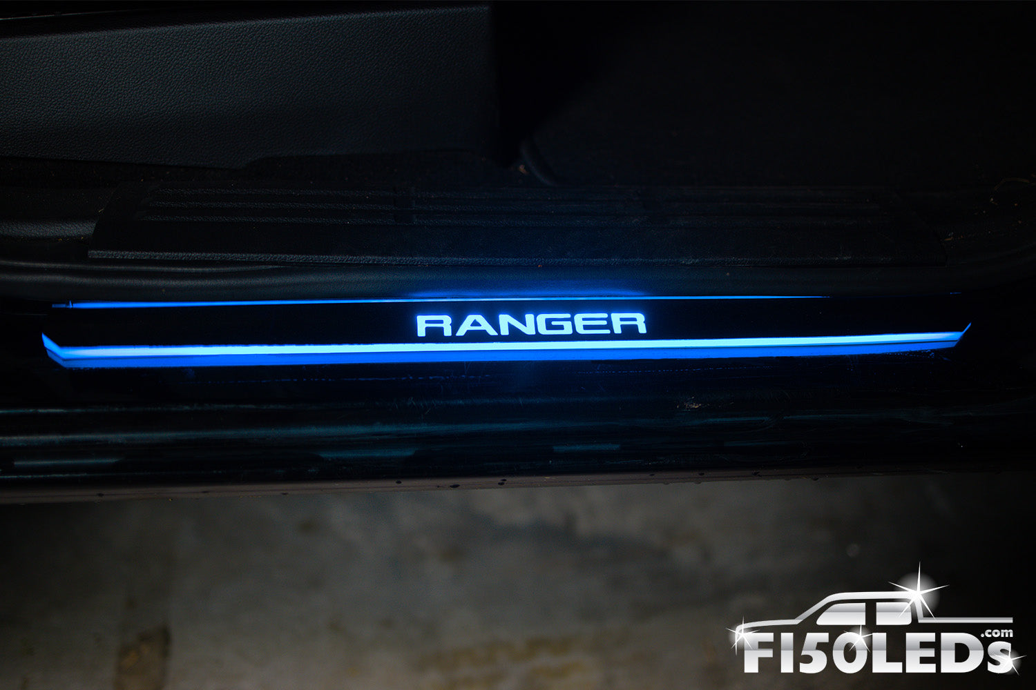 2019 - 2023 Ford Ranger RGB LED Door Sill Kit – F150LEDs.com