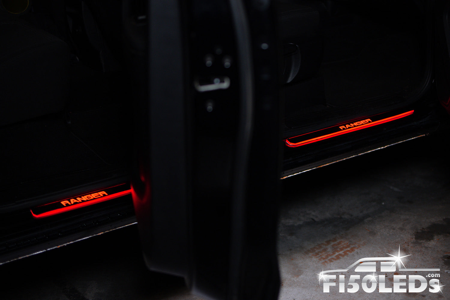 2019 - 2023 Ford Ranger RGB LED Door Sill Kit – F150LEDs.com
