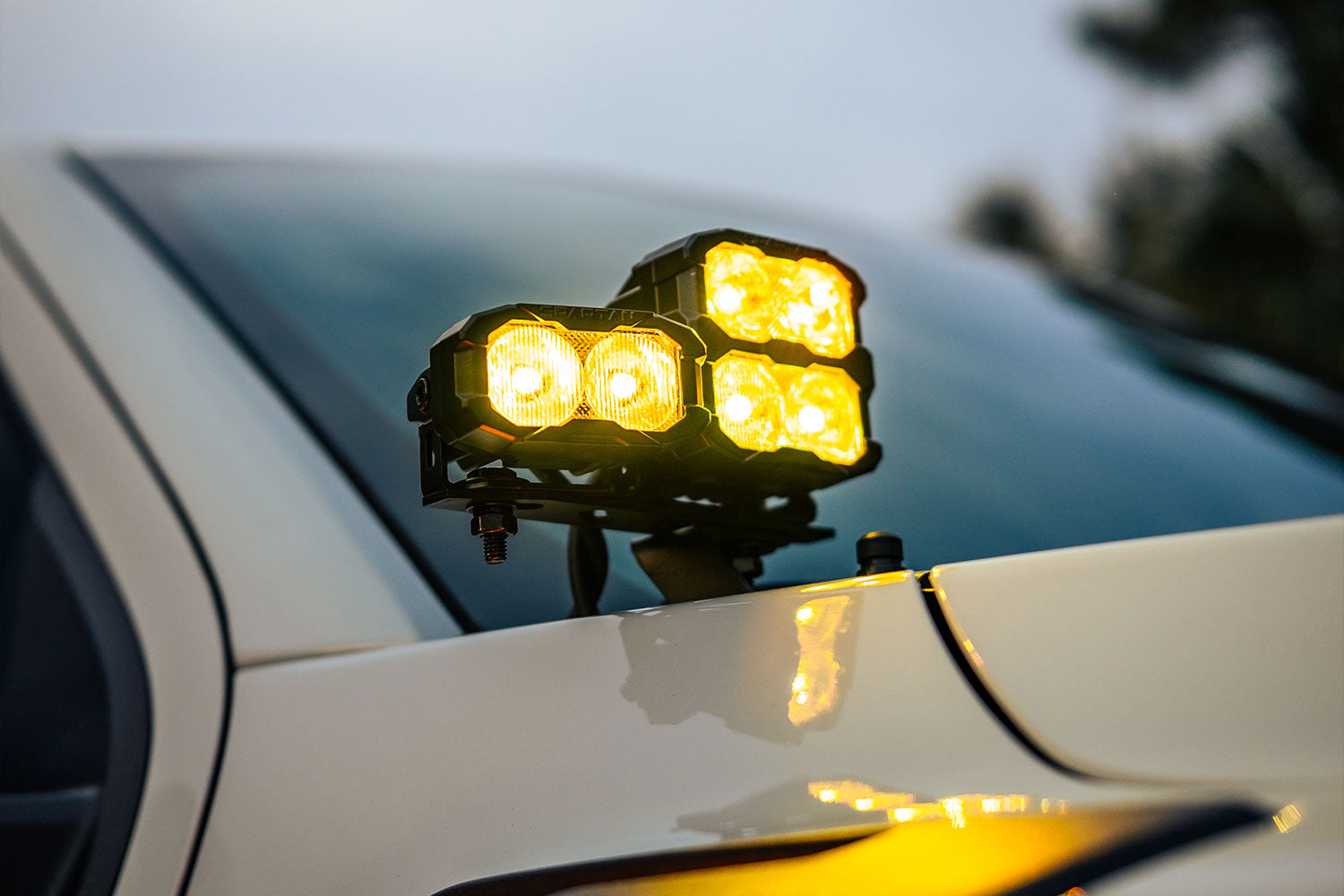 2021 - 2023 F150 GEN3 Raptor CREE LED Hood Mounted Spartan Kit ...