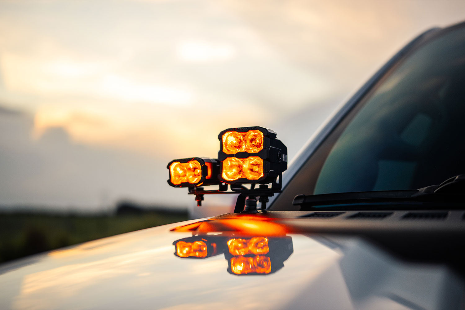 2021 - 2023 F150 GEN3 Raptor CREE LED Hood Mounted Spartan Kit ...