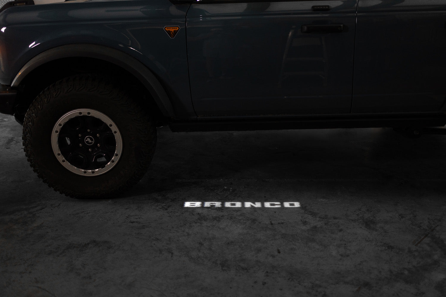 2021 - 2026 BRONCO LED MIRROR LOGO PUDDLE LIGHTS – F150LEDs.com
