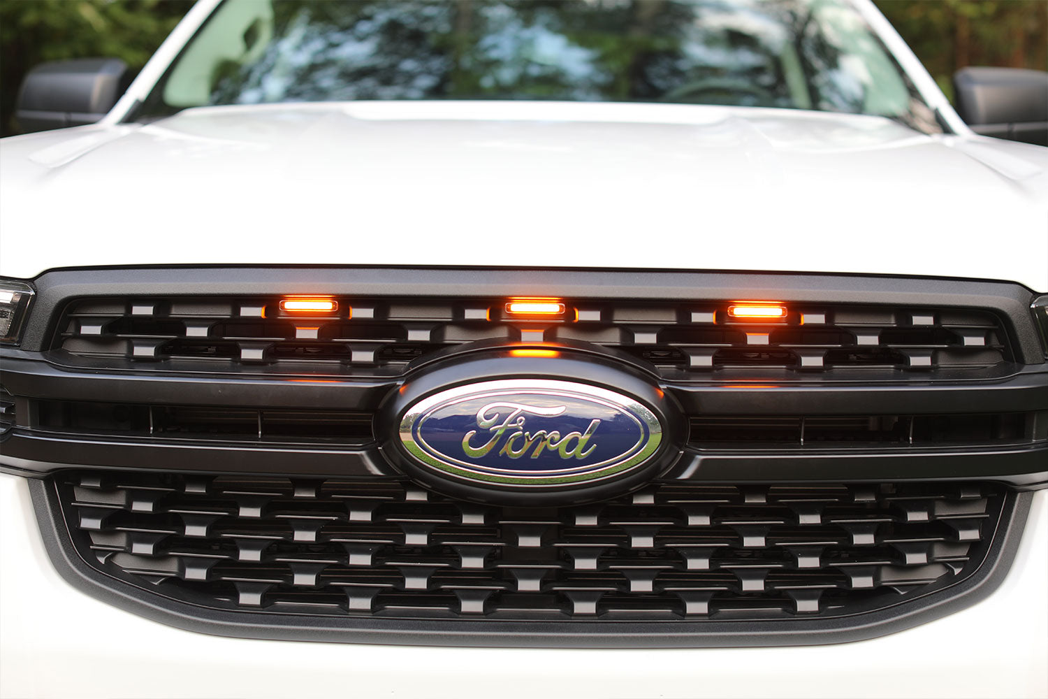 2024 Ford Ranger Raptor Style Extreme Amber LED grill Kit – F150LEDs.com