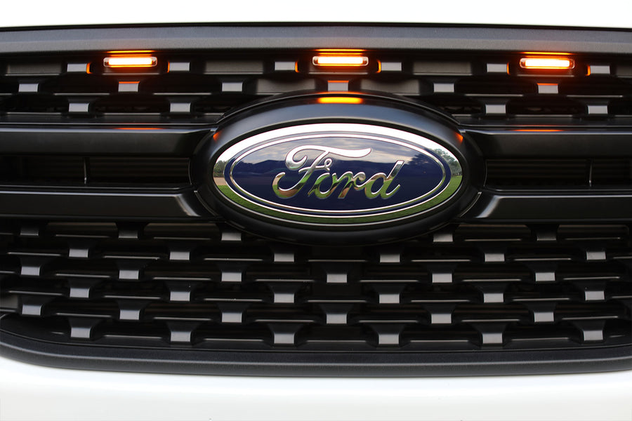 2024 Ford Ranger Raptor Style Extreme Amber LED grill Kit – F150LEDs.com