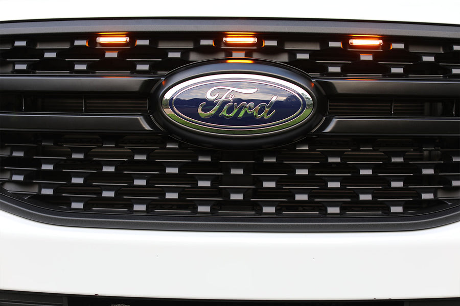 2024 Ford Ranger Raptor Style Extreme Amber LED grill Kit – F150LEDs.com