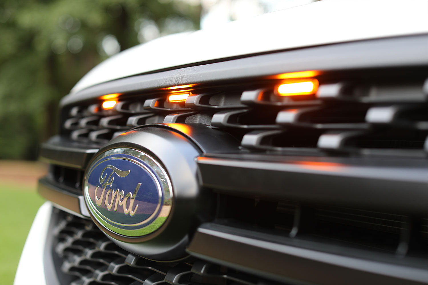 2024 Ford Ranger Raptor Style Extreme Amber LED grill Kit – F150LEDs.com