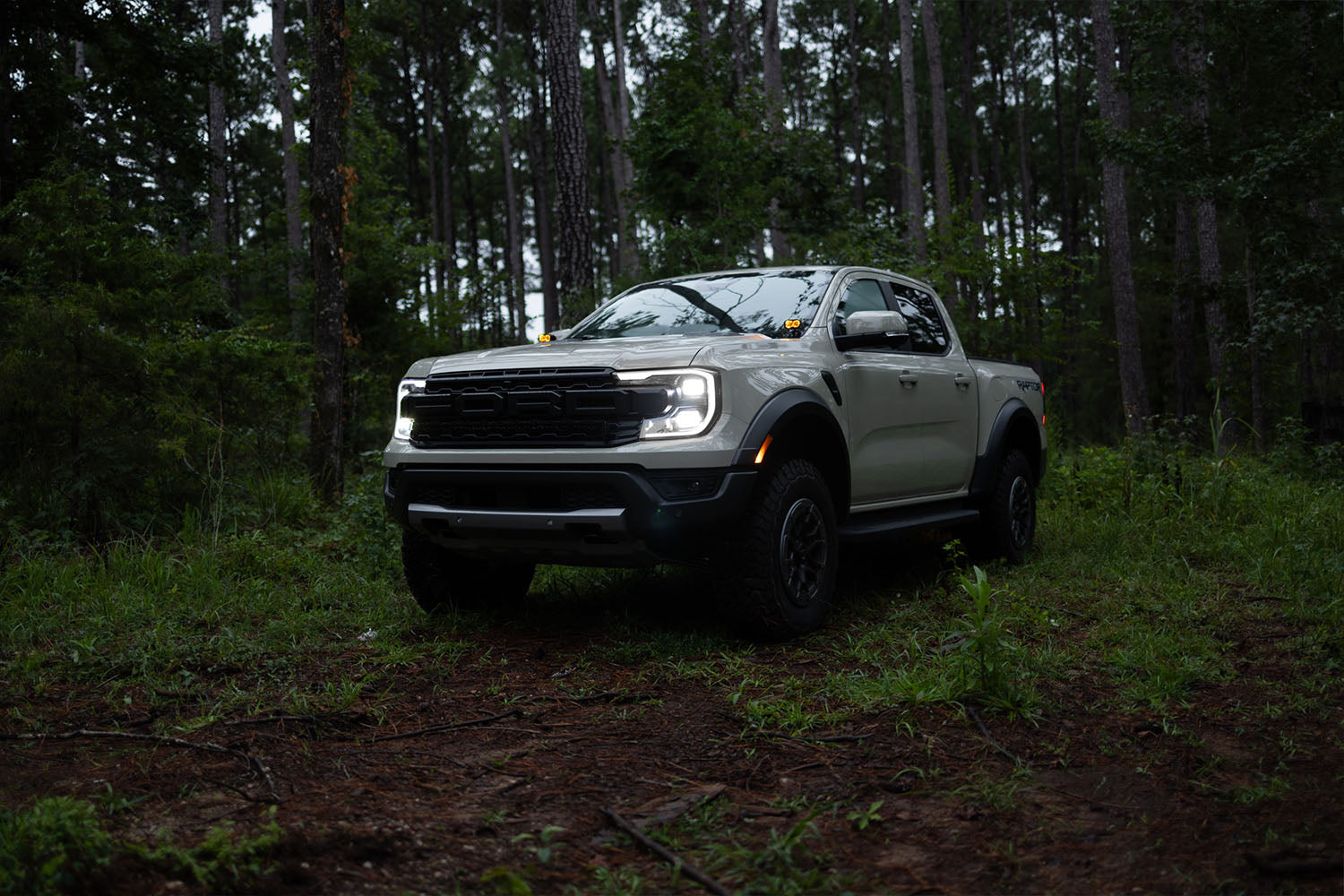 2024 - 2026 Ford Ranger Raptor Cree LED Hood Mounted MKII Spartan Kit ...