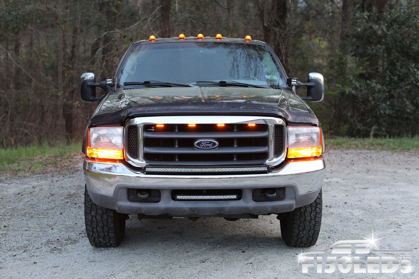 1999 - 2007 F250 Super Duty RAPTOR STYLE EXTREME LED GRILL KIT