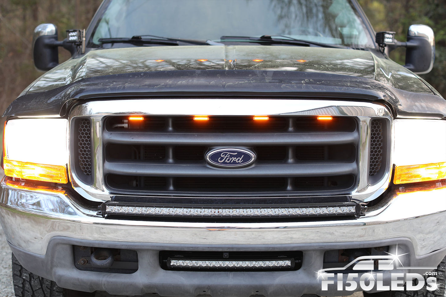 1999 - 2007 F250 Super Duty RAPTOR STYLE EXTREME LED GRILL KIT