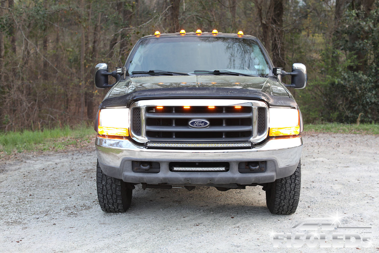 1999 - 2007 F250 Super Duty RAPTOR STYLE EXTREME LED GRILL KIT
