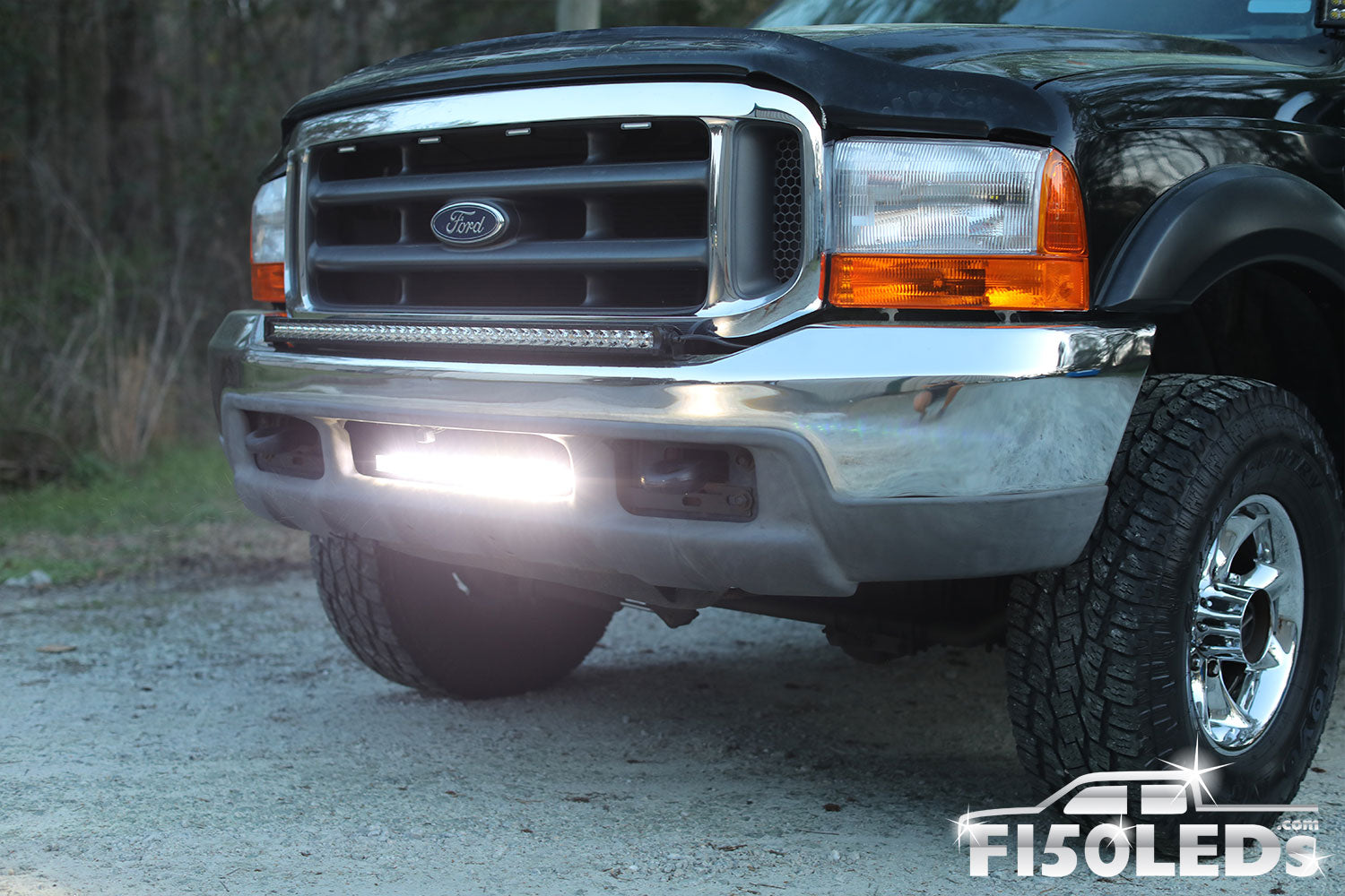 1999 - 2007 F250 Super Duty 20" Paladin 90W Curved Lower Intake LED Ba ...