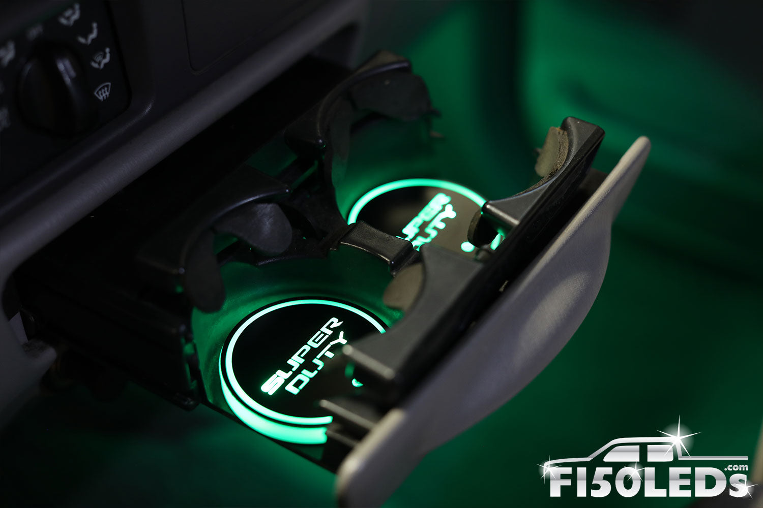 2011-16 Super Duty LED Cup Holder Coasters – F150LEDs.com