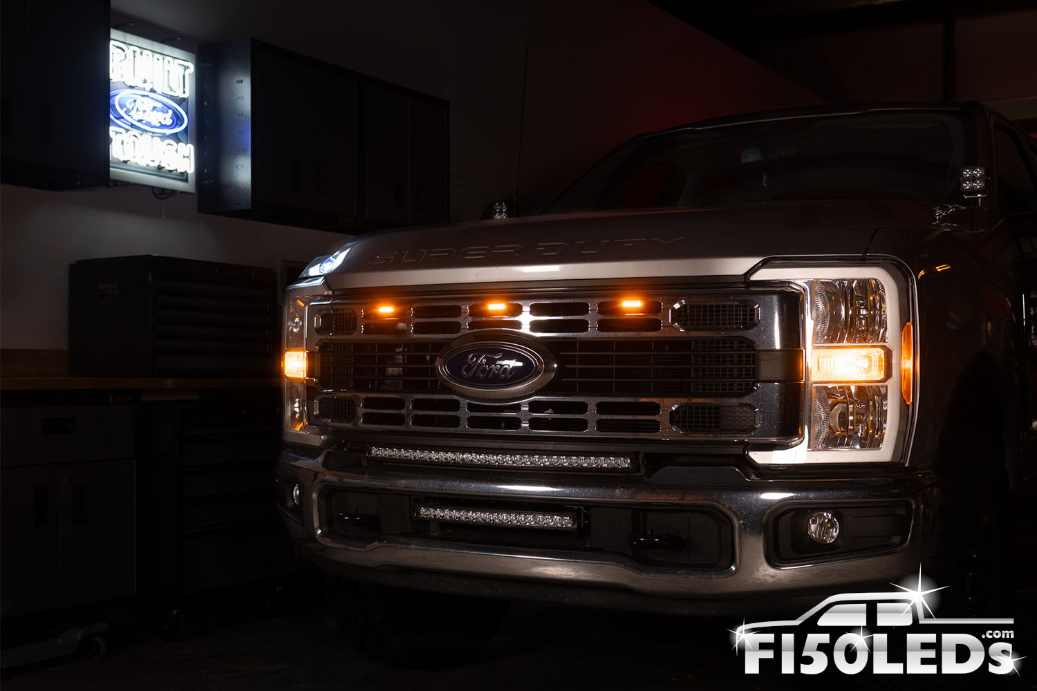 2023-2024 F250 Super Duty Raptor Style Extreme LED Grill Kit – F150LEDs.com