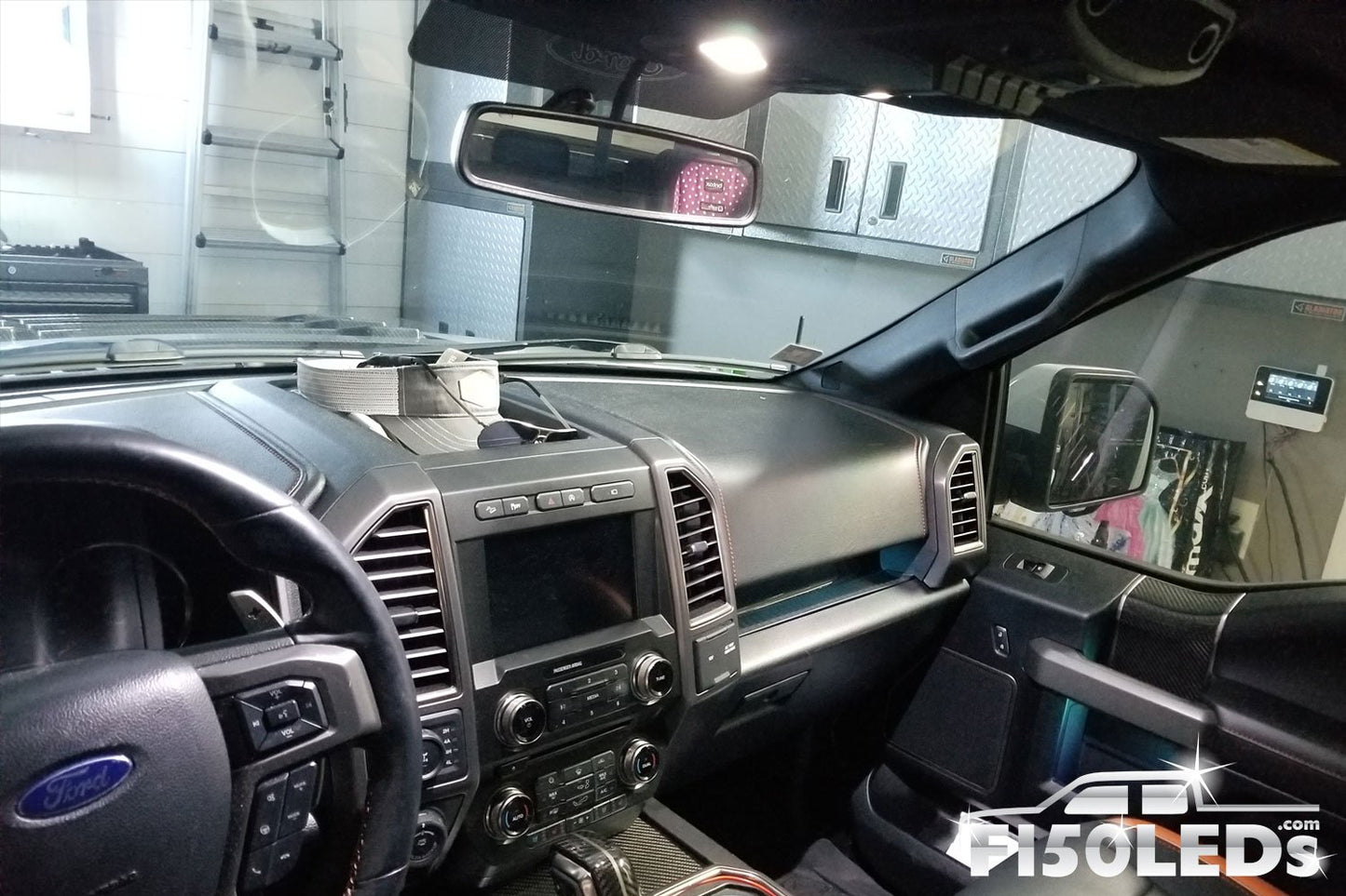 2017 - 2020 F150 Raptor Front Interior Map LED Bulbs (white/red/blue)