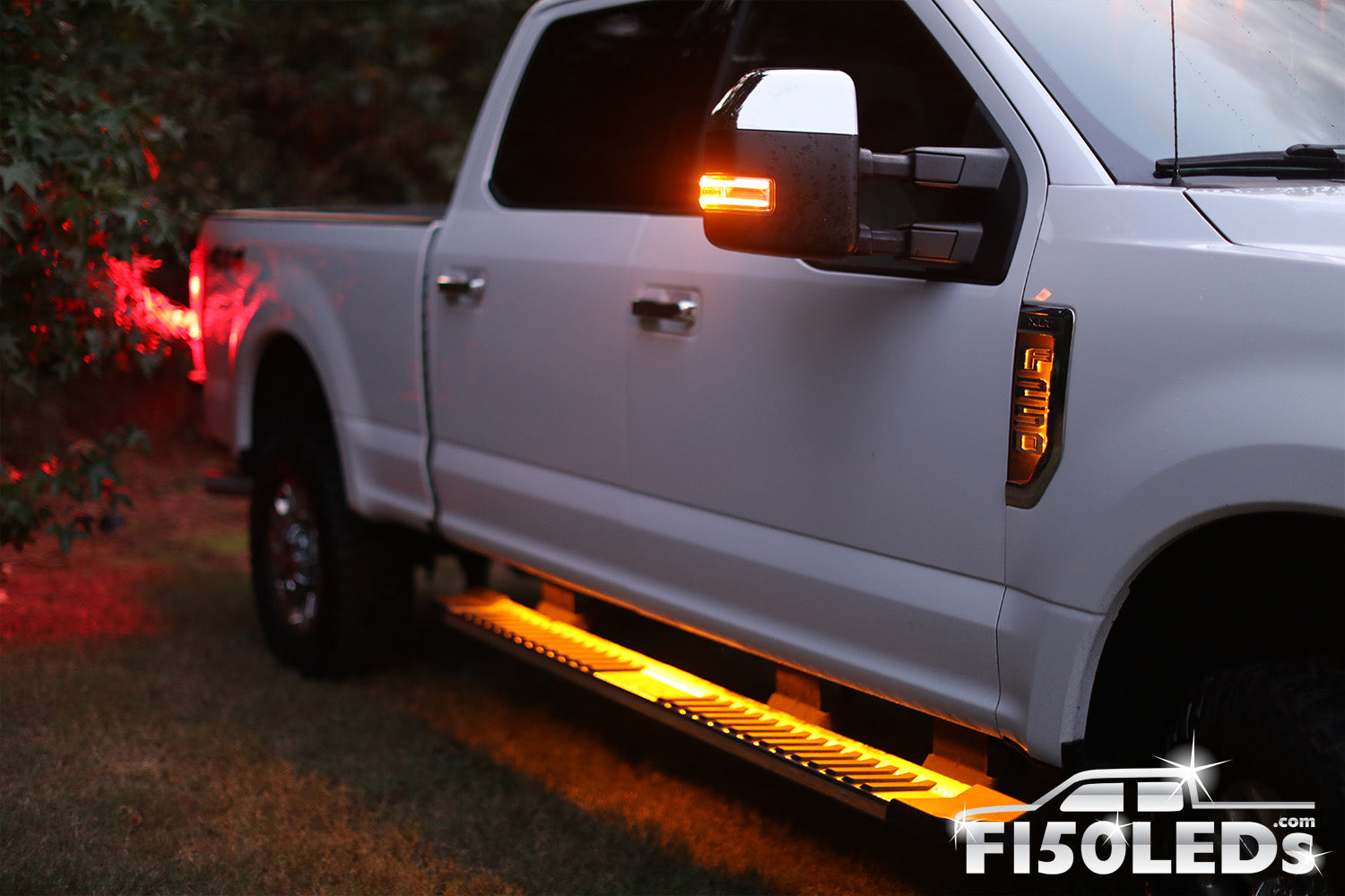 2017 - 2022 F250 Super Duty Running Board Premium Lights – F150LEDs.com