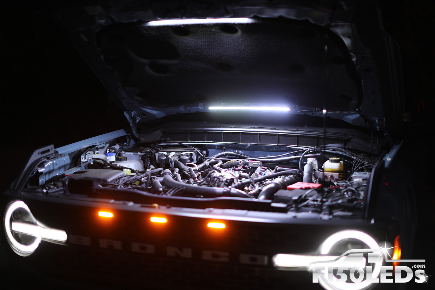 2021 - 2026 Bronco LED Automatic Engine Bay Hood Light Kit – F150LEDs.com