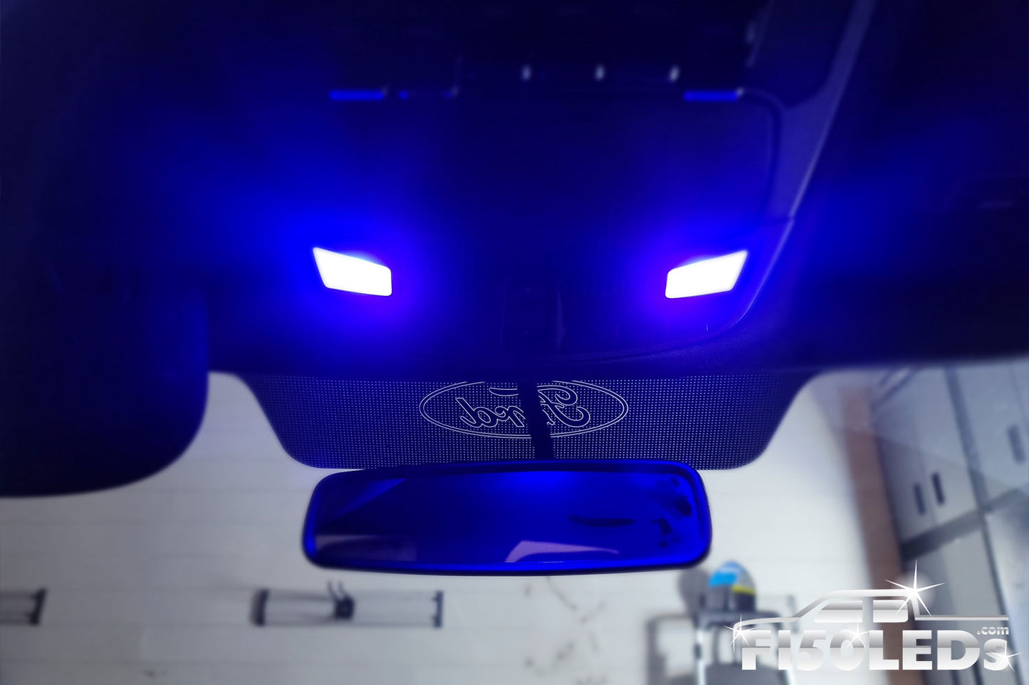 2017 - 2020 F150 Raptor Front Interior Map LED Bulbs (white/red/blue)