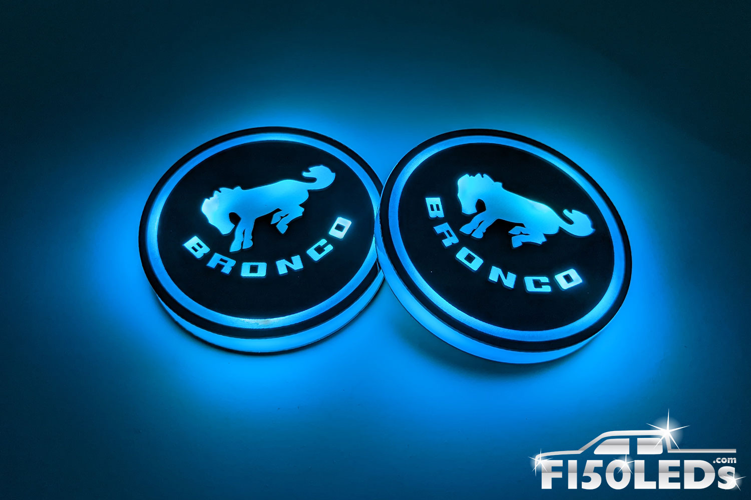 2021 - 2023 Ford Bronco LED Cup Holder Coasters – F150LEDs.com