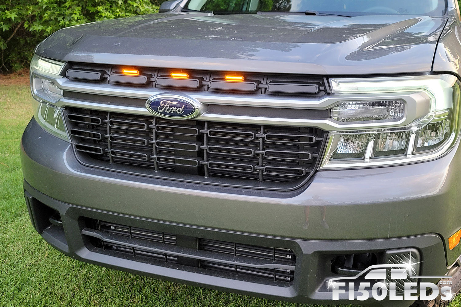 2022 - 2023 Ford Maverick Raptor Style Extreme Amber LED grill Kit ...