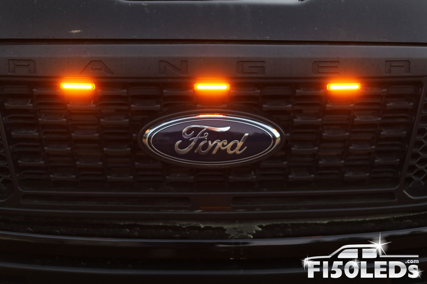 2019 - 2022 Ford Ranger Raptor Style Extreme Amber LED grill Kit